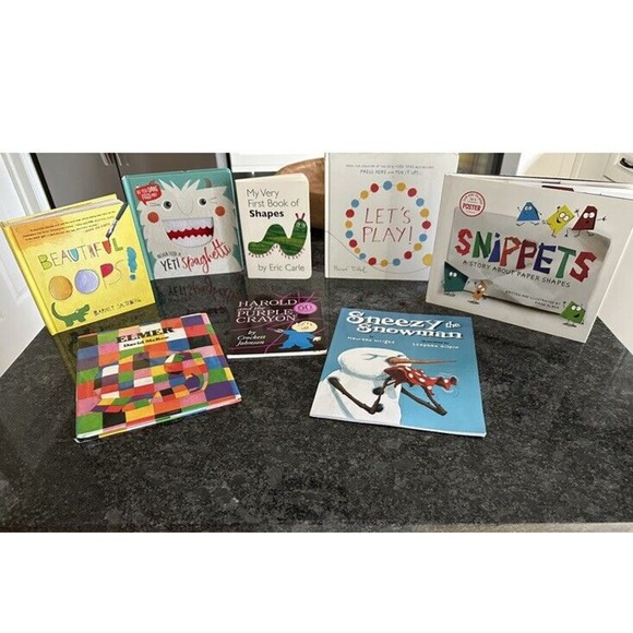 Toys | Bundle Of Preschool Popular Books Lot Of 8 Harold Elmer Snippets ...